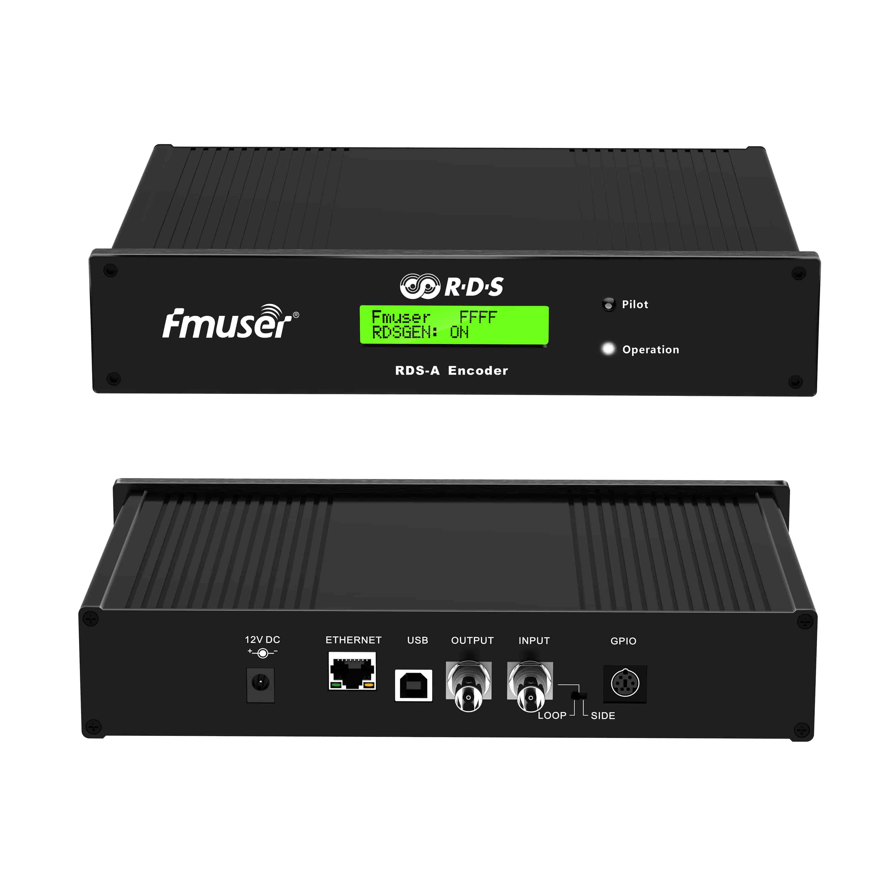 1KW FM TX with 1 Bay FM Antenna and RDS Encoder for Sale