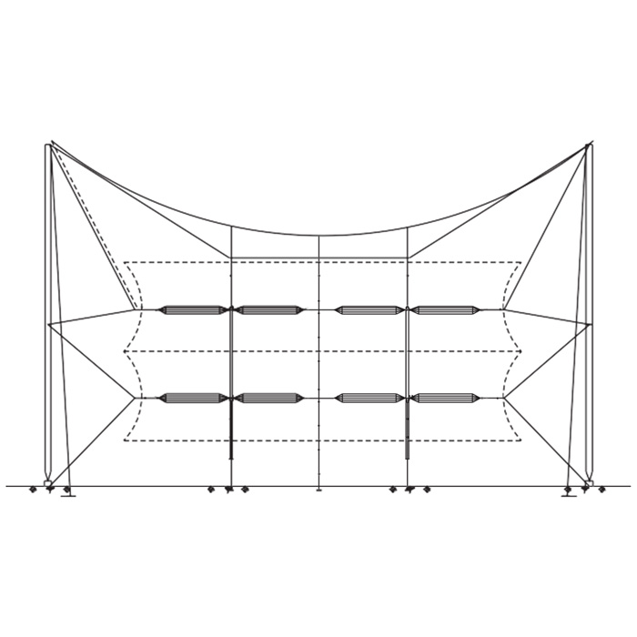 Shortwave Antenna Curtain Arrays HRS 4/2/h - FMUSER