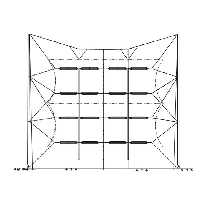 Shortwave Antenna Curtain Arrays HRS 4/4/h - FMUSER